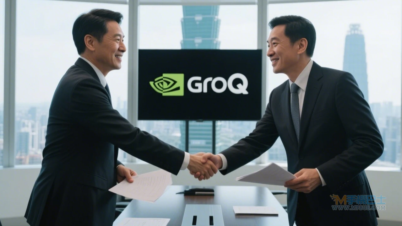 NVIDIA簽訂Groq技術授權協議 AI晶片搶才戰再掀波瀾 - 手機巴士